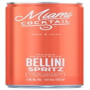 MIAMI COCKTAIL Bellini Spritz | TIPXY