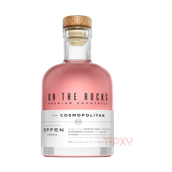 On The Rocks - The Effen Cosmopolitan Vodka Ready to Serve Cocktail | TIPXY