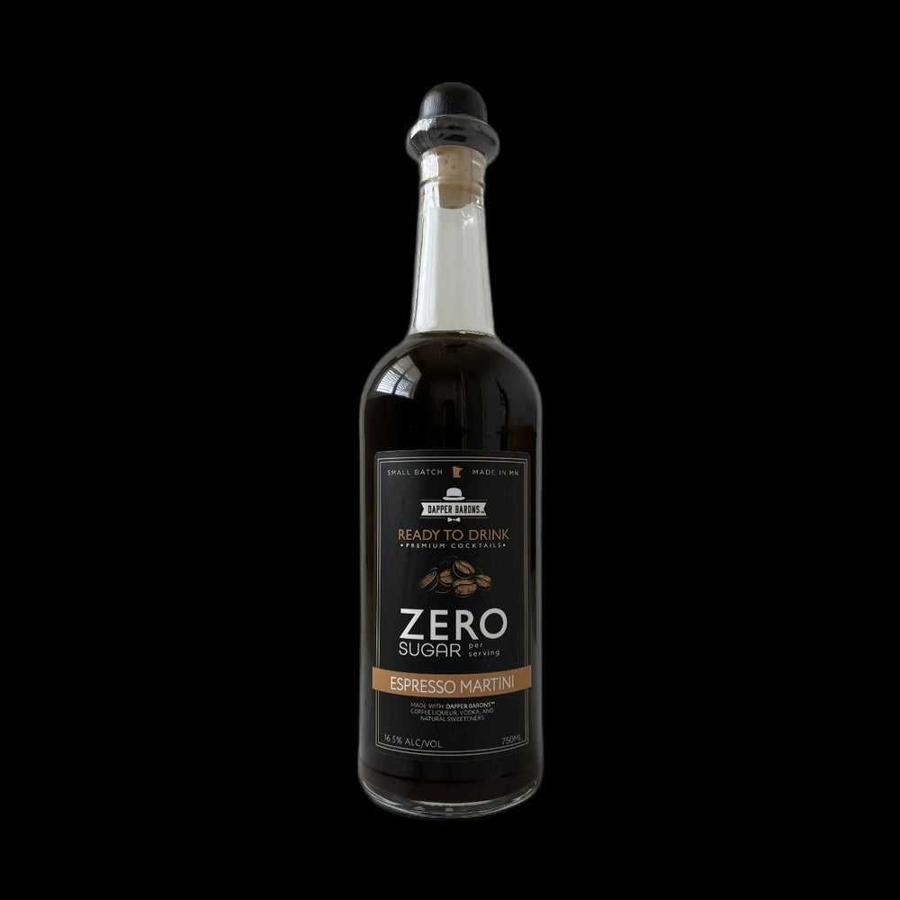 Dapper Barons - Espresso Martini Zero Sugar Ready to Serve Cocktail