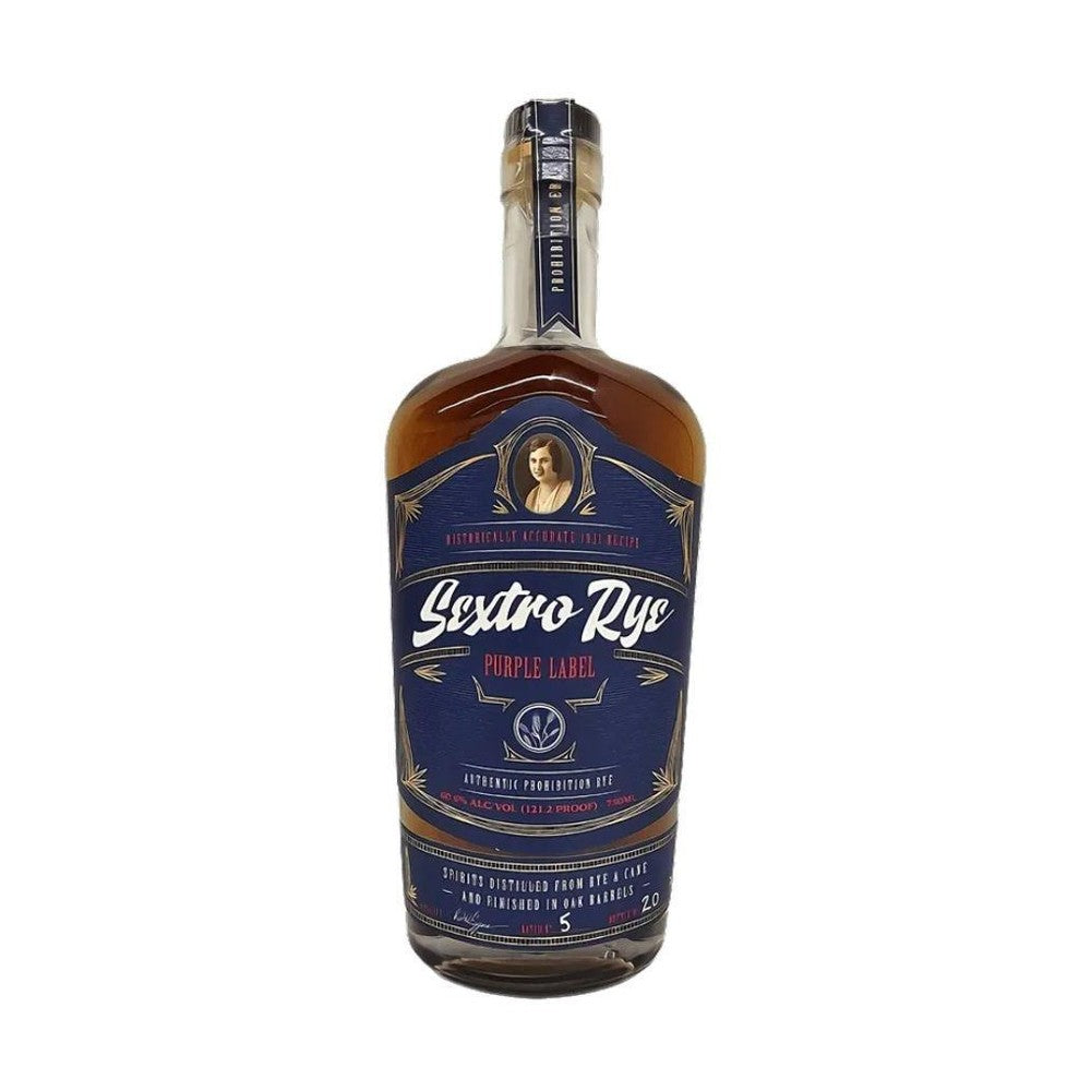Sextro Rye - Purple Label Authentic Prohibition Rye Whiskey | TIPXY